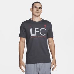 Liverpool FC Mercurial Nike Fußball-T-Shirt für Herren - Grau