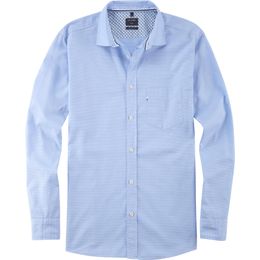 OLYMP Casual Freizeithemd, Regular-Fit, Kent-Kragen, für Herren, blau, XL