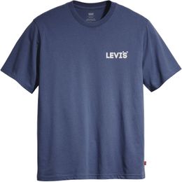 Levi's Levi's® T-Shirt, Logo-Print, Baumwolle, für Herren, blau, L