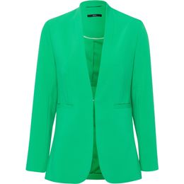 Zero Blazer, Hakenverschluss, Paspeltaschen, für Damen, grün, 40