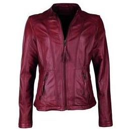 Bikerjacke JCC "6011099-2" Gr. XS, rot Damen Jacken