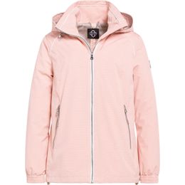 District Parka, Kapuze, Reißverschlusstaschen, für Damen, rosa, 42