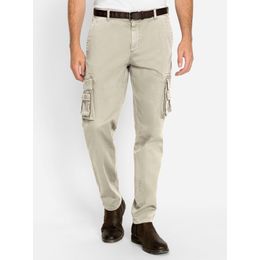 Cargohose Marco Donati Gr. 31, Unterbauchgrößen, beige (sand) Herren Hosen Jeans