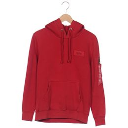 Alpha Industries Herren Kapuzenpullover, rot