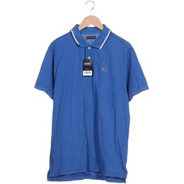 Napapijri Herren Poloshirt, blau, Gr. 54