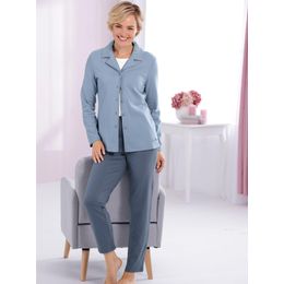 Hausanzug feel good Gr. 22/23, blau (bleu, rauchblau) Damen Homewear-Sets Pyjamas