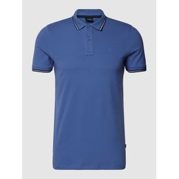 JOOP! Slim Fit Poloshirt mit Kontraststreifen Modell 'Pavlos'