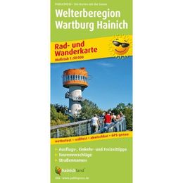 PublicPress Rad- und Wanderkarte Welterberegion Wartburg Heinich, Karte (im Sinne von Landkarte)