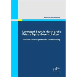 Leveraged Buyouts durch große Private Equity Gesellschaften - Andreas Morgenstern, Kartoniert (TB)