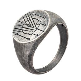 CAI Ring 925/- Sterling Silber Mattiert (Größe: 066 (21,0))