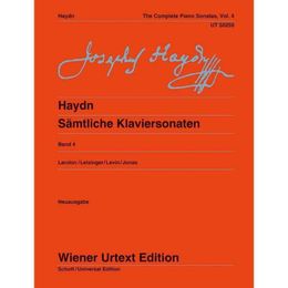 Wiener Urtext Edition / Band 4 / Sämtliche Klaviersonaten.Bd.4 - Joseph Haydn, Kartoniert (TB)