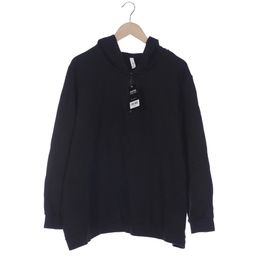 sheego Damen Kapuzenpullover, schwarz