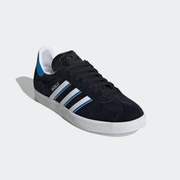 Sneaker adidas originals "GAZELLE" Gr. 38,5, blau (core black, bright blue, cloud white) Schuhe Schnürhalbschuhe