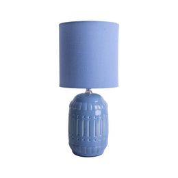 Näve Leuchten Keramik Tischleuchte "Erida" (Farbe: hellblau)