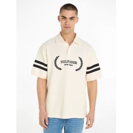 Poloshirt Tommy Hilfiger "MONOTYPE PLACEMENT ARCHIVE" Gr. XL, beige (calico) Herren Shirts Kurzarm