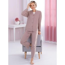 Hausanzug feel good Gr. 22/23, grau (taupe) Damen Homewear-Sets Pyjamas