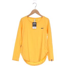 alife and kickin Alife & Kickin Damen Langarmshirt, gelb, Gr. 34