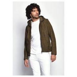 Lederjacke Maze "Baton" Gr. M, grün (olive) Herren Jacken