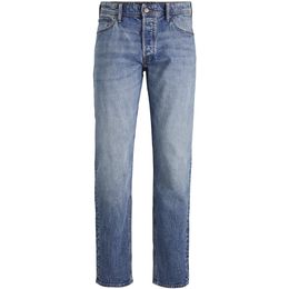 Jack & Jones PlusSize Comfort-fit-Jeans JACK & JONES PLUSSIZE "JJIMIKE JJORIGINAL CB 010 PLS" Gr. 44, Länge 32, blau (blue denim) Herren Jeans Comfort Fit