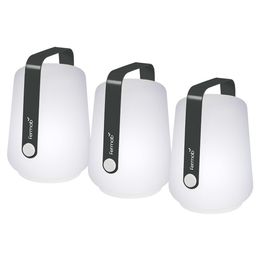 Fermob Balad Set 3 Lampen H. 12 CM Anthrazit