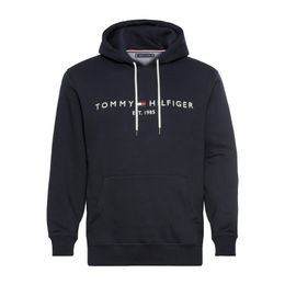 Tommy Hilfiger Big & Tall Hoodie TOMMY HILFIGER BIG & TALL "BT-TOMMY LOGO HOODY-B" Gr. XXXL, blau (desert sky) Herren Sweatshirts