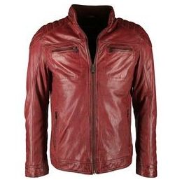 Lederjacke JCC "40700" Gr. 50, rot Herren Jacken