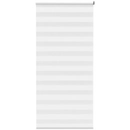 HOMCOM Doppelrollo mit Fernbedienung weiß (Größe: 90L x 7B x 180H cm)