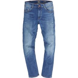 Regular-fit-Jeans Camel Active "HOUSTON" Gr. 33, Länge 34, blau (mid blue used34) Herren Jeans Regular Fit