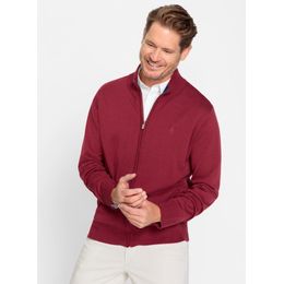 Strickjacke Marco Donati Gr. 52, rot (kirsche) Herren Strickjacken