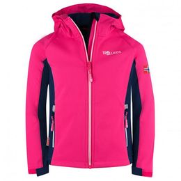 Trollkids - Girl's Kristiansand Jacket - Softshelljacke Gr 92 rosa