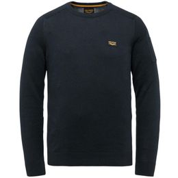 PME-Legend Rundhalspullover PME LEGEND "Buckley Knit" Gr. XXL, blau (sky captain) Herren Pullover Rundhalspullover