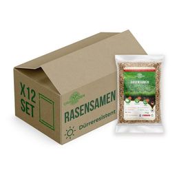 OraGarden Rasendünger Rasensamen "Dürreresistent" für Rasen-Neuanlage + Reparatur
