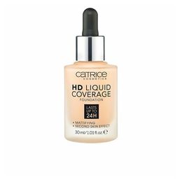 Catrice Foundation Hd Liquid Coverage Foundation Lasts Up Tp 24h 030 Sand Beige 30ml