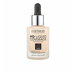 Catrice Foundation Hd Liquid Coverage Foundation Lasts Up Tp 24h 010 Light Beige 30ml