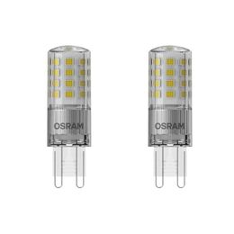 Osram LED-Leuchtmittel STAR+ G9 Sockel PIN LED Lampe Dimmbar Warmweiß 2700K 40W 2x