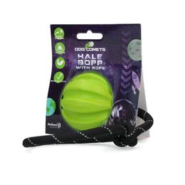 Dog Comets Tierkuscheltier Ball Hale-Bopp Green with rope