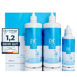 EyeAm Kontaktlinsenflüssigkeit All-In-One Lösung für das Reinigen von weichen Kontaktlinsen