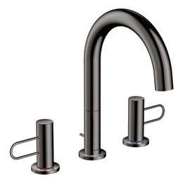 Hansgrohe Waschtischarmatur Axor Uno 160 3-Loch Bügelgriff m. Zugstangen-Ablaufgarnitur