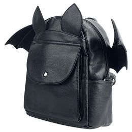Banned Alternative Fledermaus Mini-Rucksack schwarz