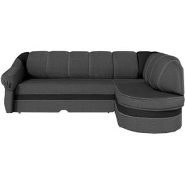 MOEBLO Ecksofa JULIANO, Eckcouch mit Bettfunktion Couch L-Form Polstergarnitur Polstersofa mit Ottomane Couchgranitur Sofa