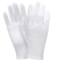 Lubgitsr Baumwollhandschuhe Weiße Baumwolle Handschuhe Feuchtigkeit Handschuhe Weiche Elastische