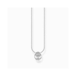 Thomas Sabo Kette mit Anhänger KE2126-051-14 Halskette mit Anhänger Damen Tree of Love Silber 45 cm