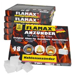 Flamax Grillanzünder 288 x Anzündwürfel Kaminanzünder Kohleanzünder Grillanzünder Ofen