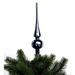 Kaemingk Christbaumspitze Echt Glas 26 x 6 cm Glanz oder Matt Weihnachtsbaum Spitze