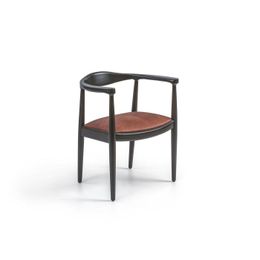 JVmoebel Armlehnstuhl Möbel Stuhl mit Armlehnen Holzstuhl Neu Einrichtung Polster Sitz (1 St)