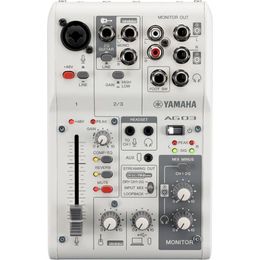 Yamaha AG03 Audio-System, weiß