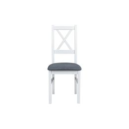 Beautysofa Esszimmerstuhl Stuhl Nilo X (2 Stk. pro Satz) aus Holz mit gepolstertem Sitz (4 St)