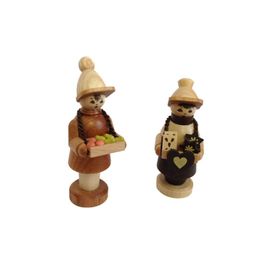 Spielwarenmacher Günther e.K. Weihnachtsfigur Miniaturfigur Markthändler natur Höhe=7cm NEU