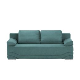 Höffner Schlafsofa Venice ¦ türkis/petrol ¦ Maße (cm): B: 202 H: 93 T: 97