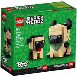 Lego® Konstruktionsspielsteine Brick Headz 40440 Deutscher Schäferhund